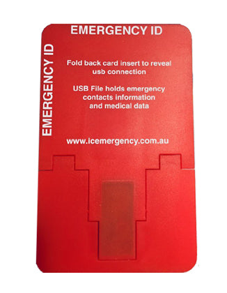 Emergency ID Credit Card USB - IC Emergency – I.C.Emergency
